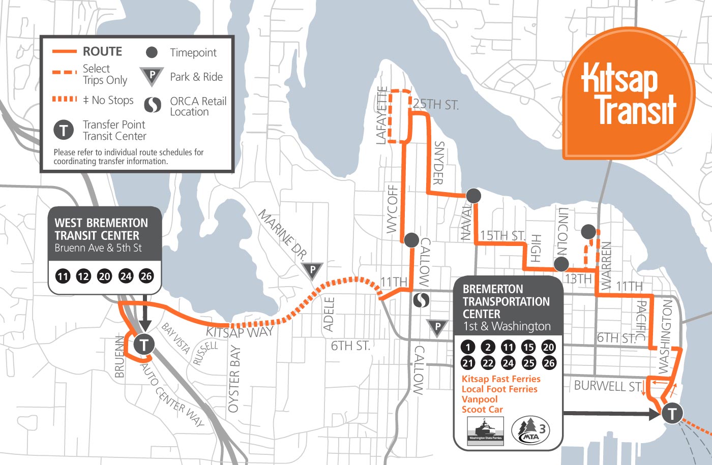 Kitsap Transit Bus Schedule Buses