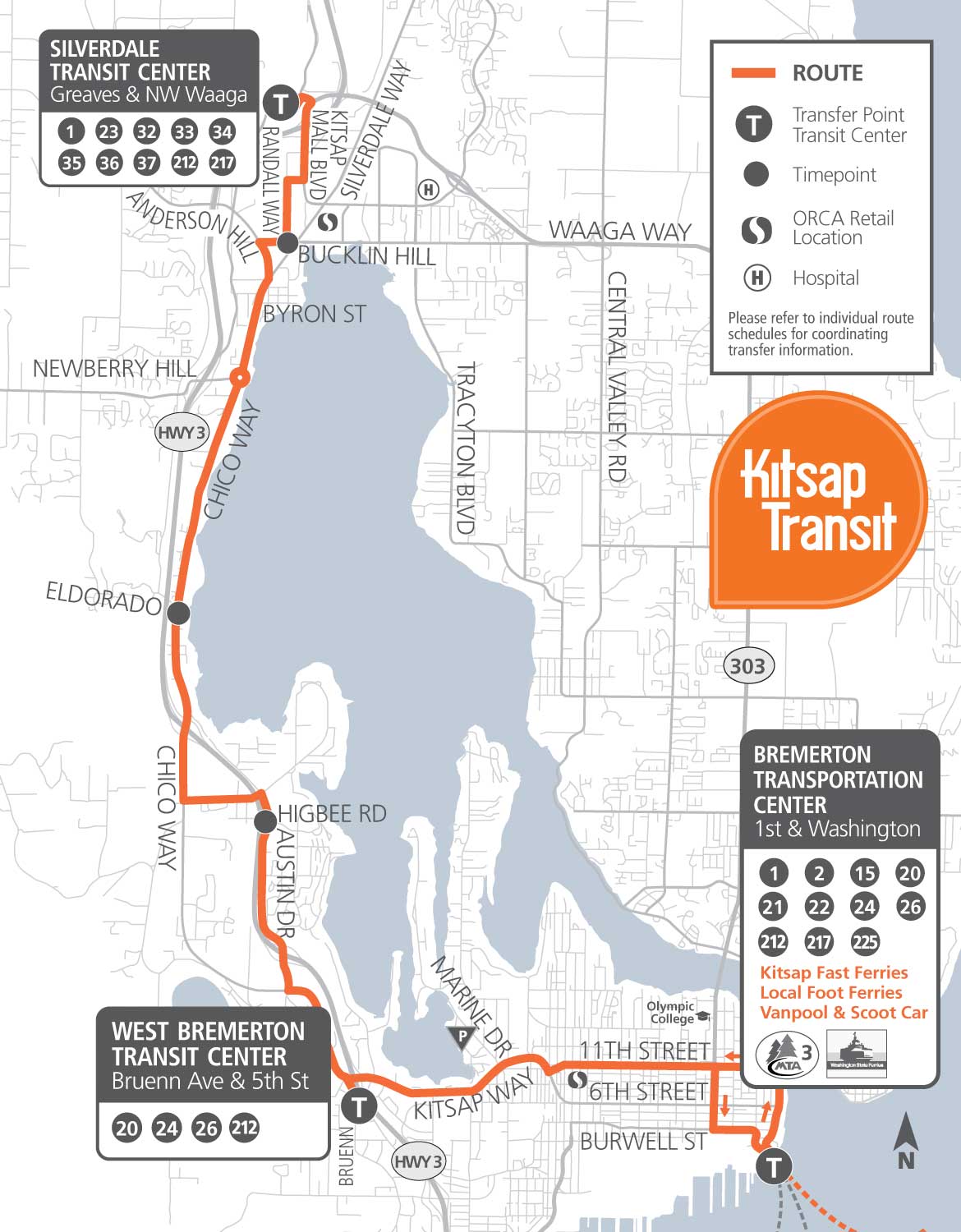 #212 - Bremerton/Silverdale West | Kitsap Transit