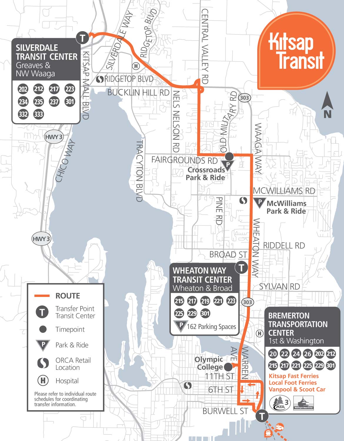 #217 - Bremerton/Silverdale East | Kitsap Transit