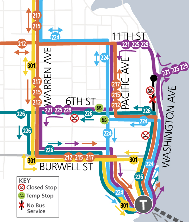Update: Routes 212, 215, 217, 221, 224, 225, 226, 229 & 301- Detour ...
