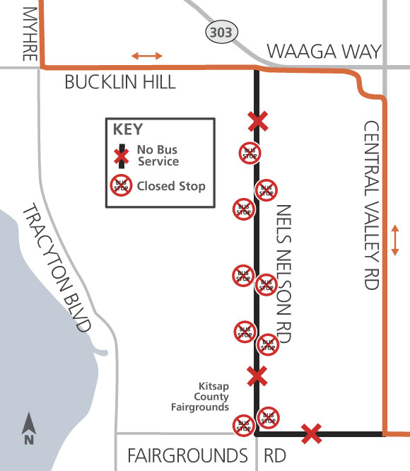 Route 301-North Kitsap Fast Ferry - Route Change and Temporary Detour ...