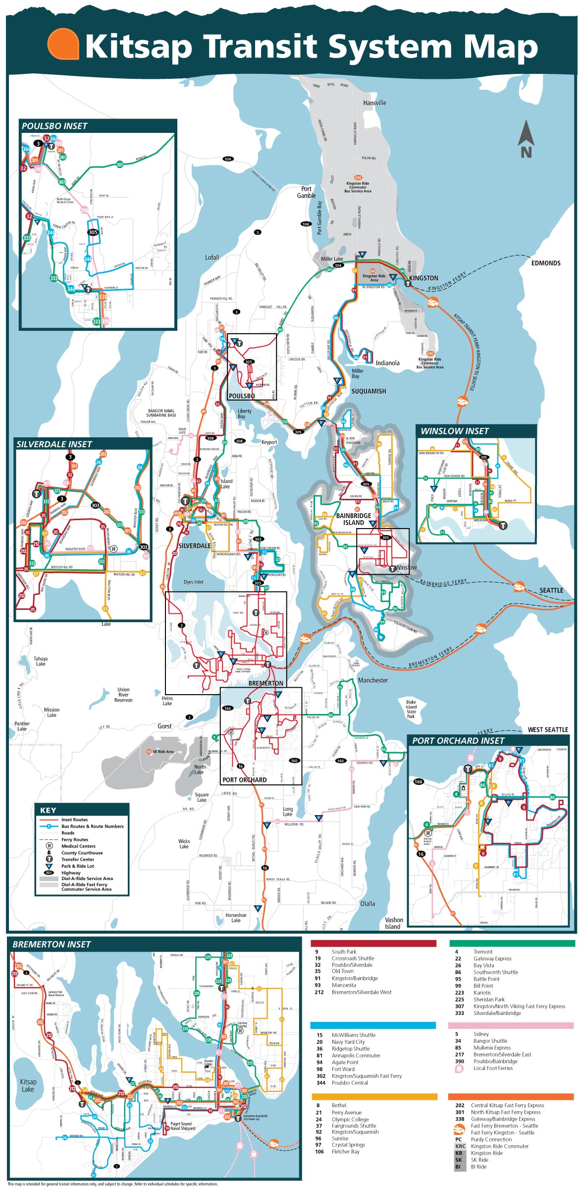 System Map | Kitsap Transit